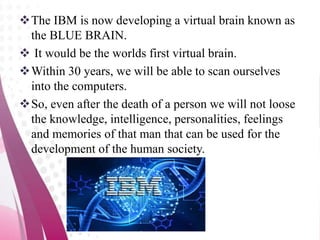 BLUE BRAIN TECHNOLOGY | PPTX | Brain and Nervous System Disorders ...