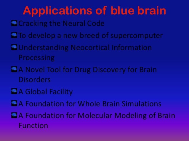 Blue brain technology