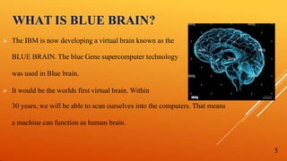 Blue Brain Technology PPt.pptx......... | PPT