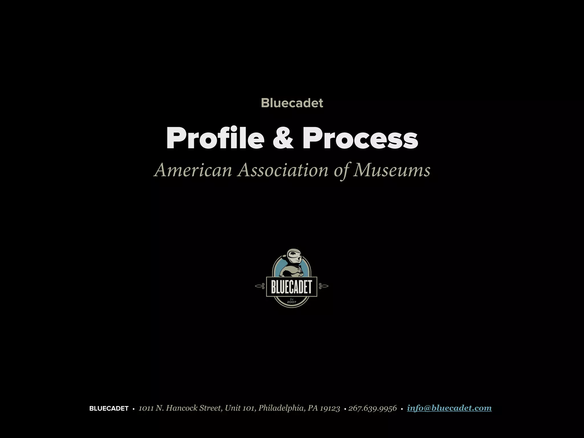 Bluecadet AAM Presentation | PDF