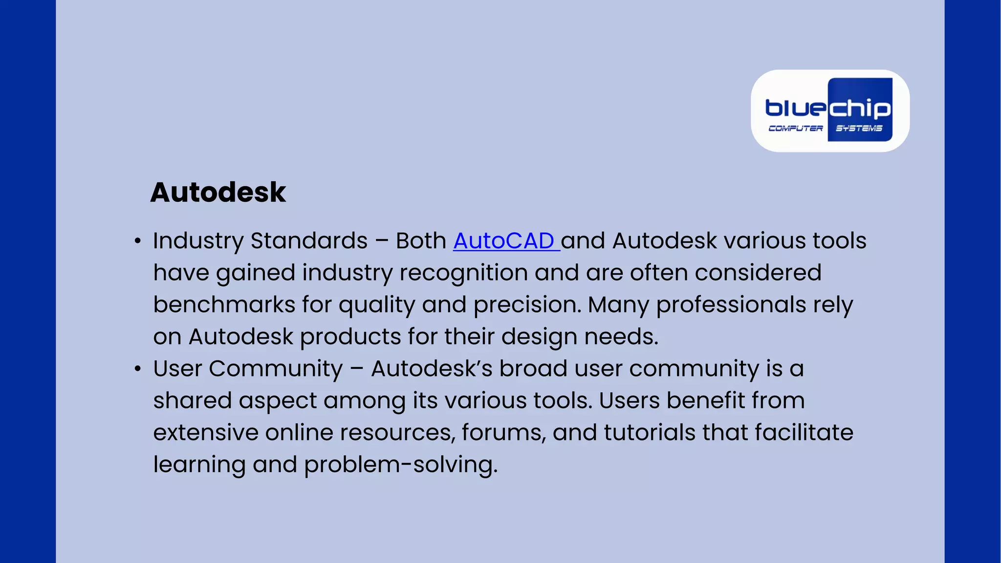 The differences and similarities between autocad and autodesk | PPTX