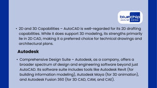 The differences and similarities between autocad and autodesk | PPTX ...