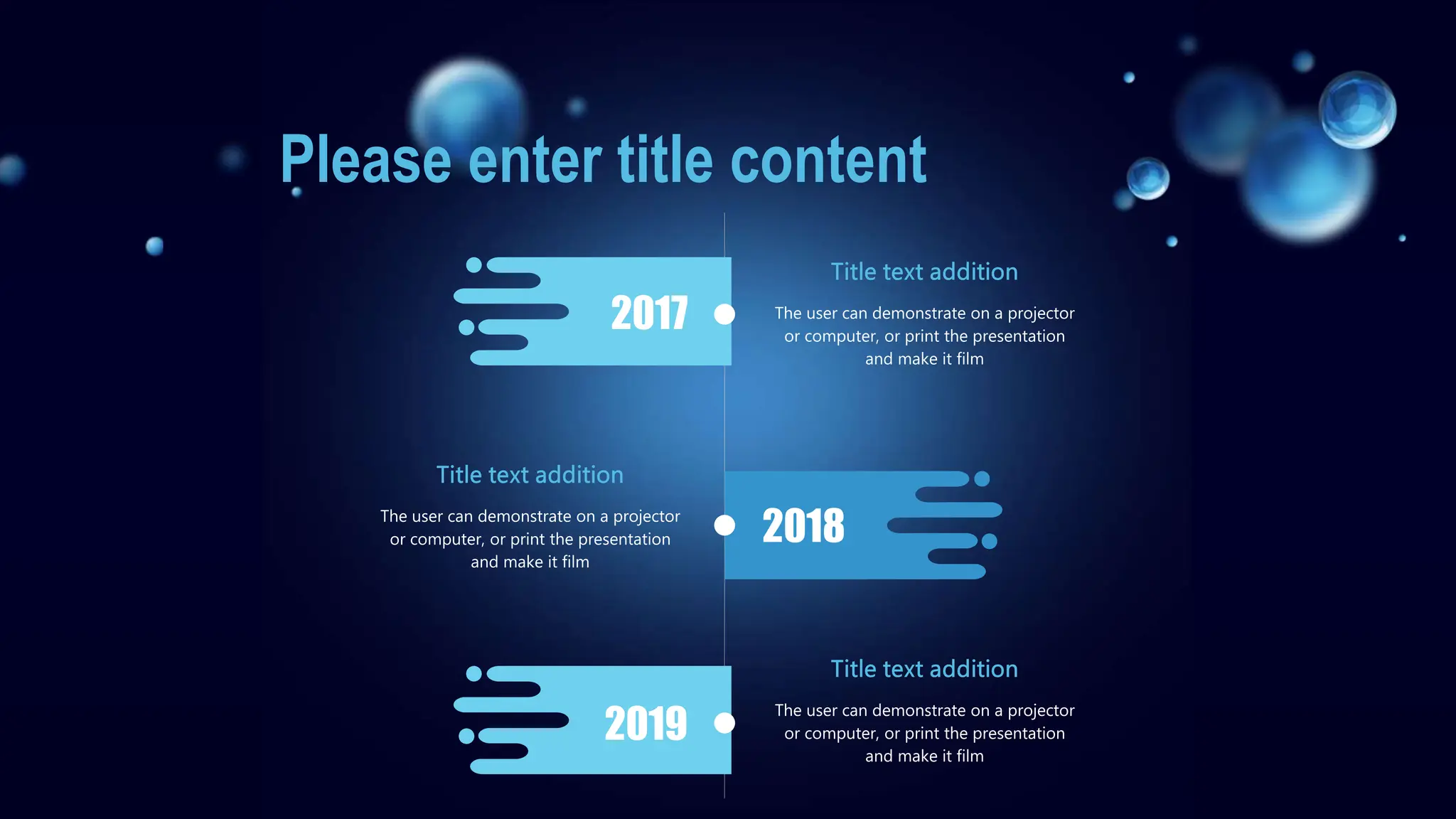 Template of blue background ppt style with bus | PPT | Free Download