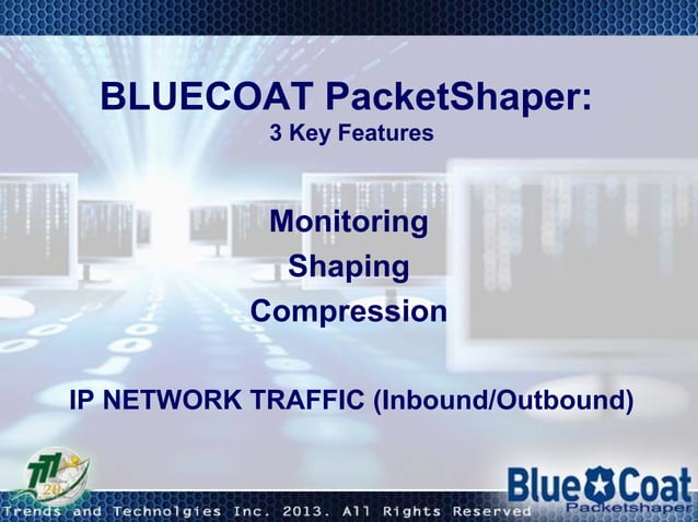 Bluecoat Packeshaper Presentation | PPT