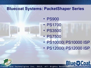 Bluecoat Packeshaper Presentation | PPT