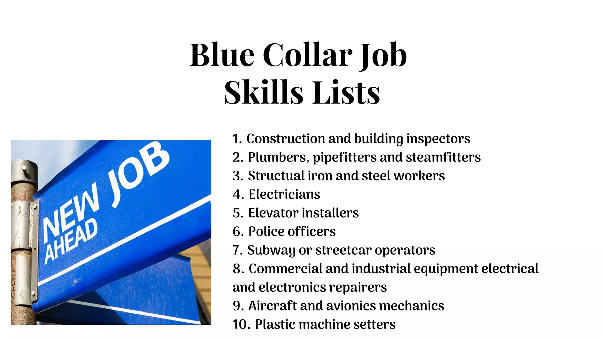What are Blue collar Jobs | PDF