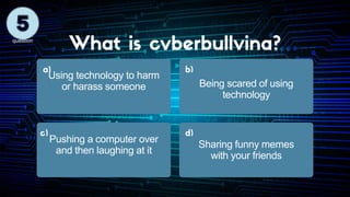 Blue Cyber Safety Quiz Technology Presentation.pptx