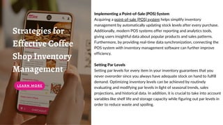 Enhancing Revenue Through Coffee Shop Inventory Management | PDF