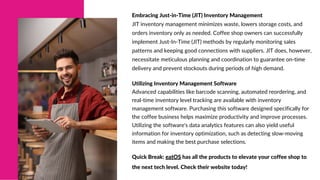 Enhancing Revenue Through Coffee Shop Inventory Management | PDF