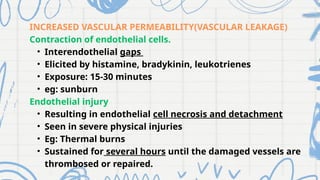 ACUTE INFLAMMATION (VASCULAR EVENTS) Presented by R. Priyadharshini | PPTX