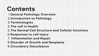Basic Introduction of the General Pathology | PDF
