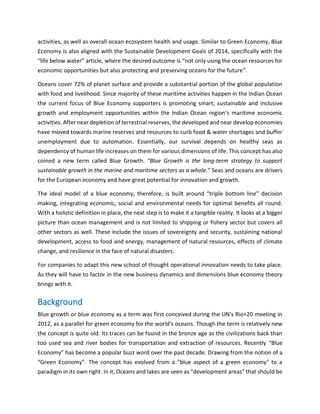 Blue Economy of Pakistan | PDF