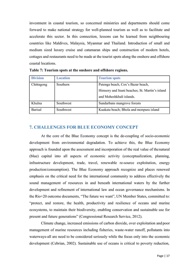 Blue economy.pdf | Zoos & Aquariums | Attractions