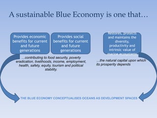 Blue Economy Regional Partnerships to Accelerate Development | PPT