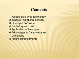 Blue eye technology | PPT