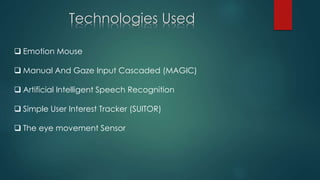 Blue Eye Technology | PPTX