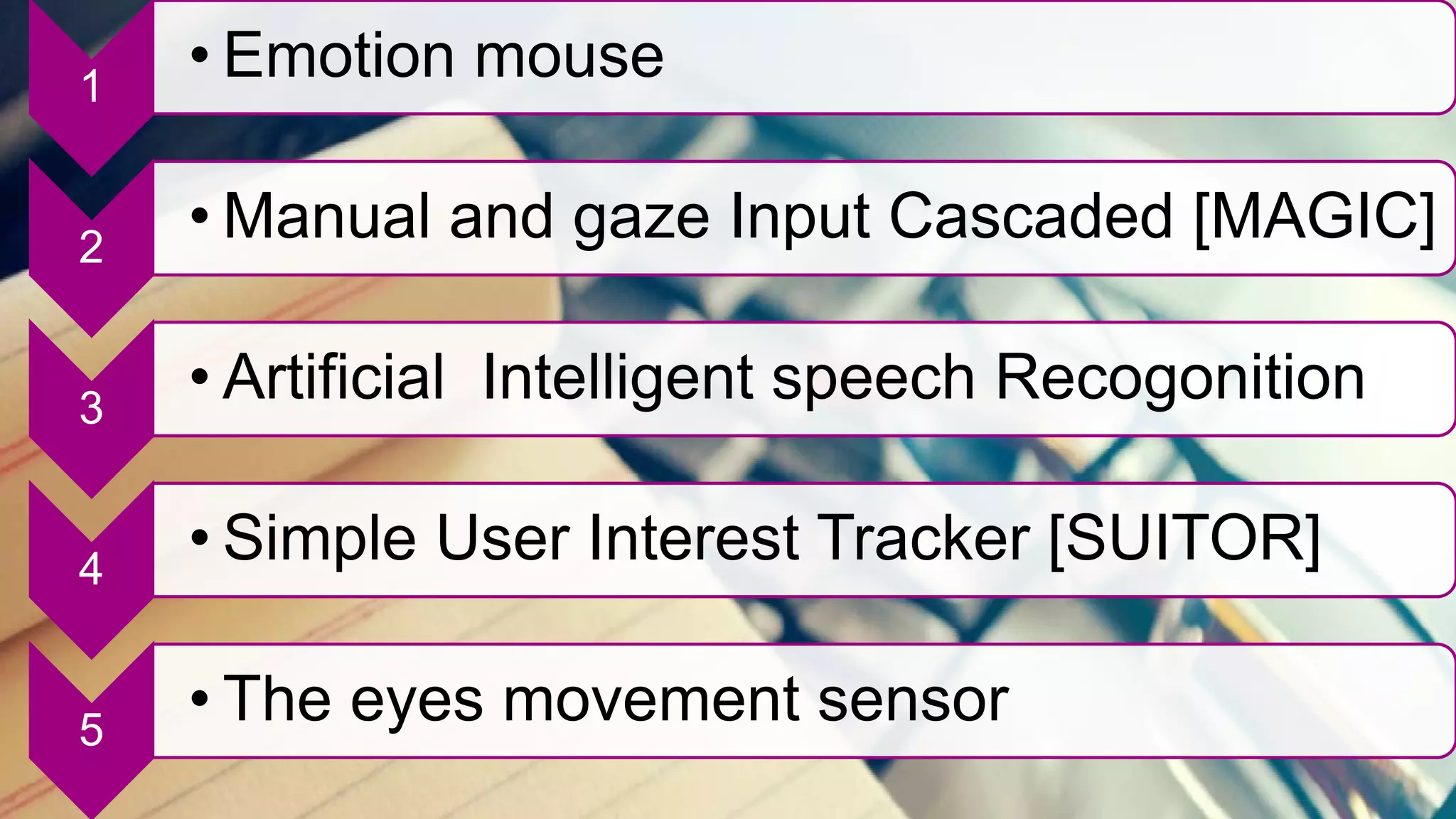 Blue eyes technology | PPTX