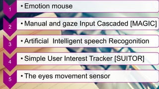 Blue eyes technology | PPTX