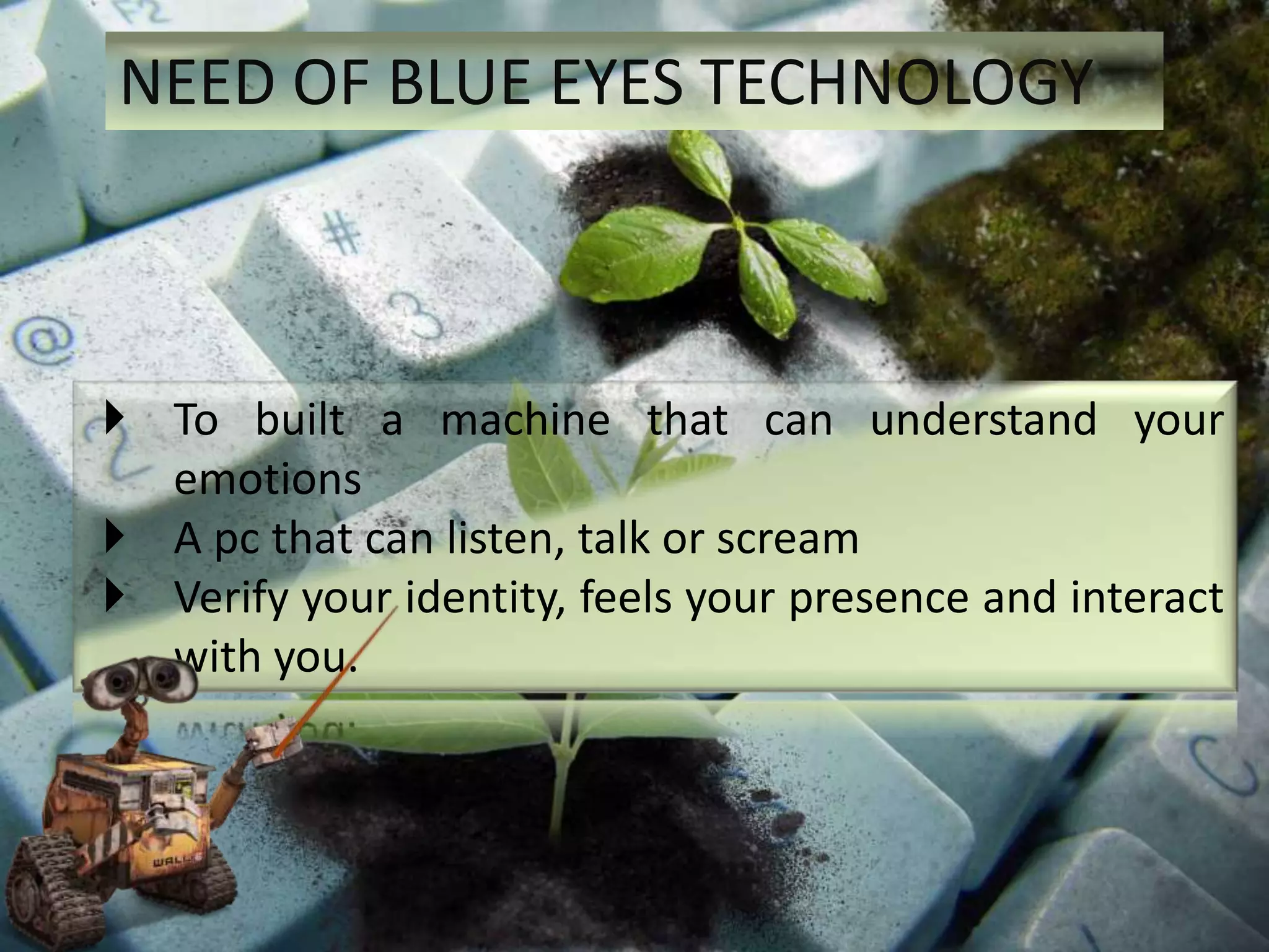 Blue eyes technology | PPTX