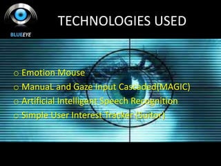 Blue Eyes Technology | PPTX