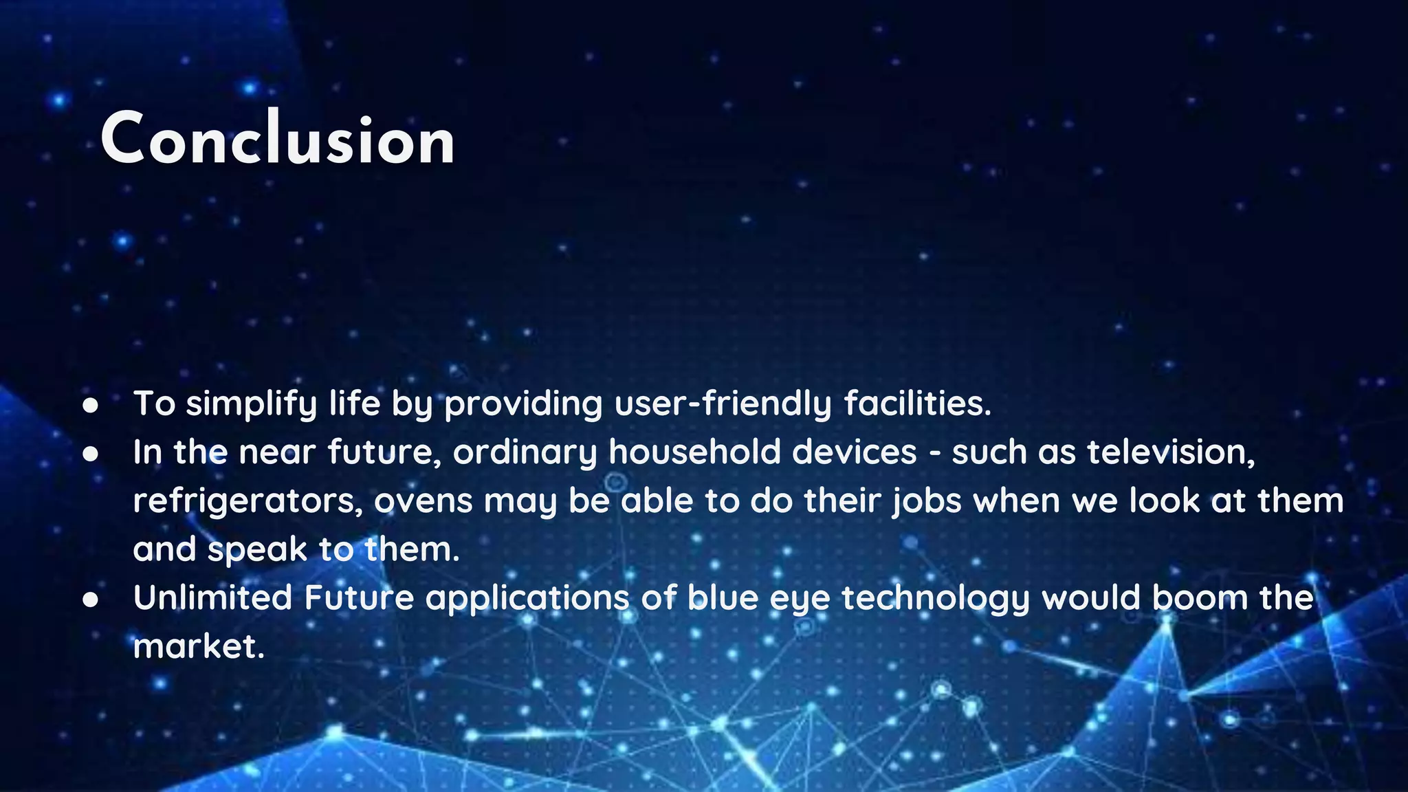 Blue eyes technology | PPTX