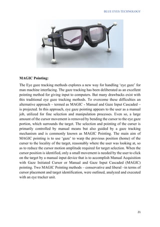 Blue eyes technology | PDF