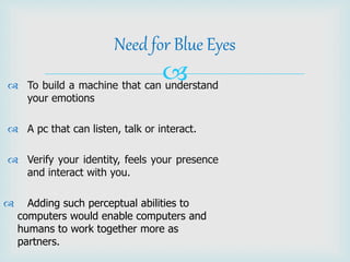 Blue Eyes Technology | PPTX