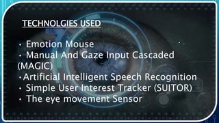 Blue eyes technology full ppt | PPTX