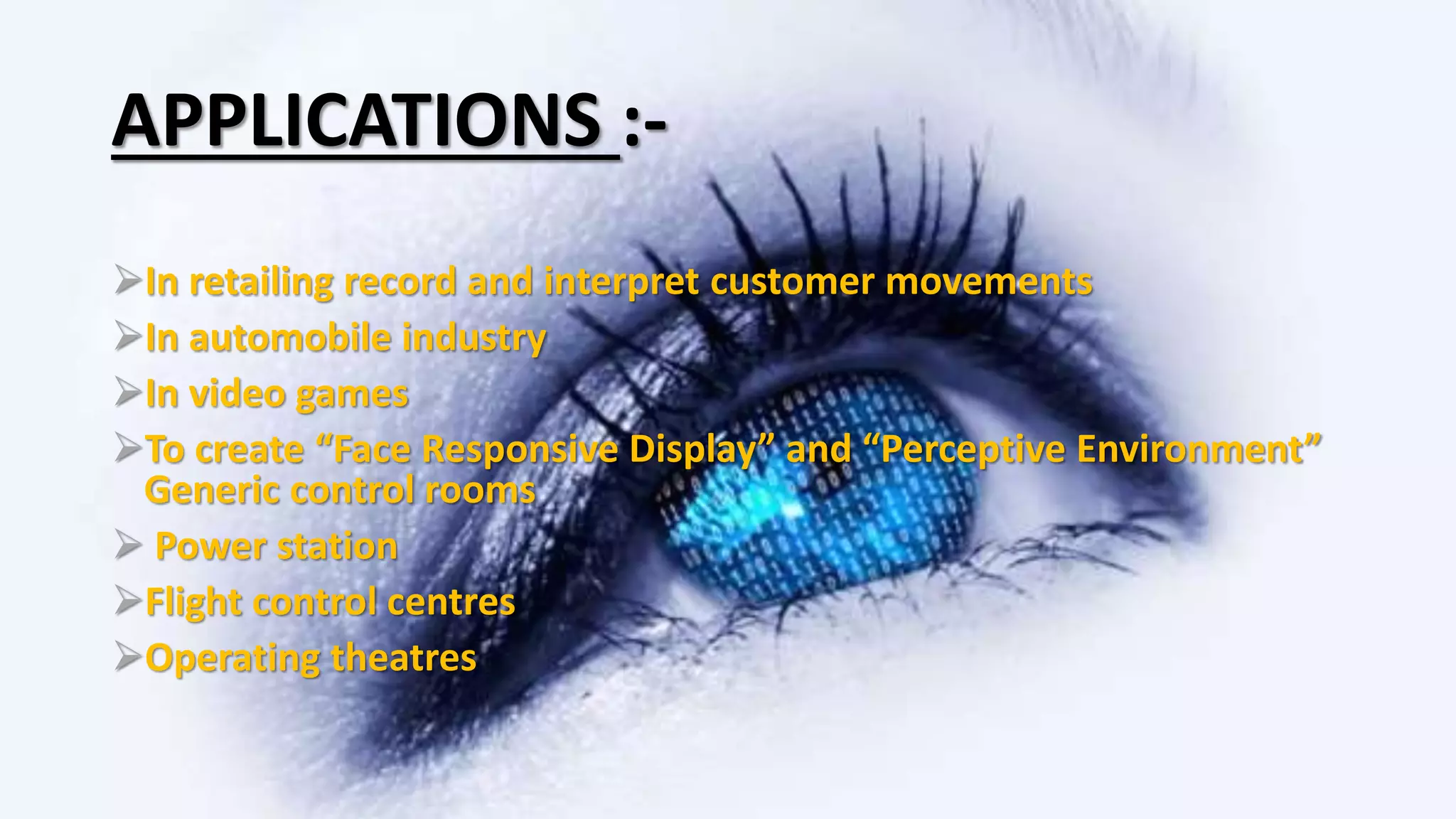 Blue eyes technology ppt. by UTKARSH LOKPRIYE | PPTX | Computer Peripherals | Computing