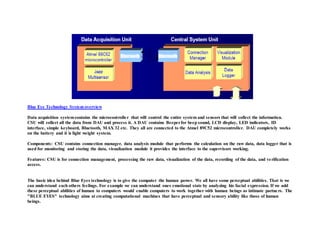 Blue eye technology (Advanced AI) | DOC