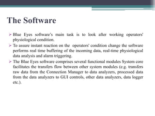 Blue eye technology | PPTX
