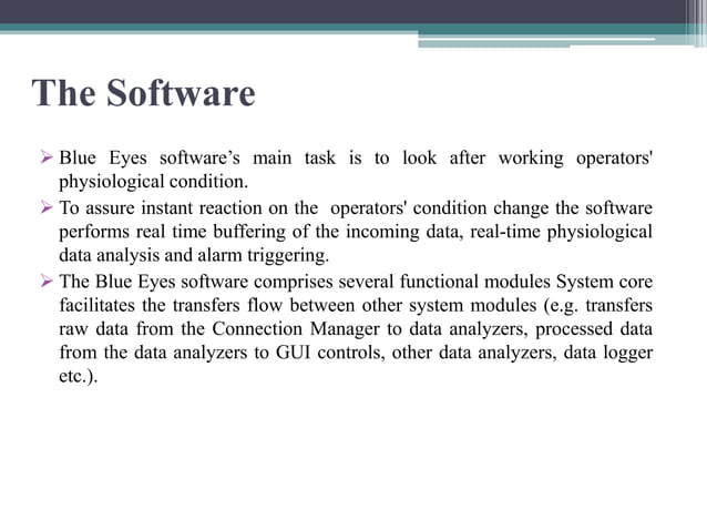 Blue eye technology | PPTX | Computing | Technology & Computing
