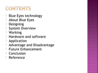 Blue eye technology | PPT