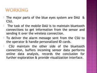 Blue eye technology | PPT