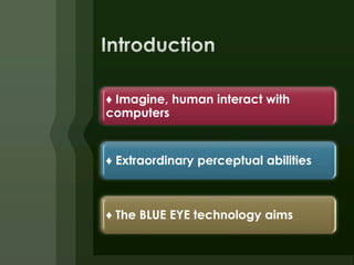 Blue Eye Technology | PPTX