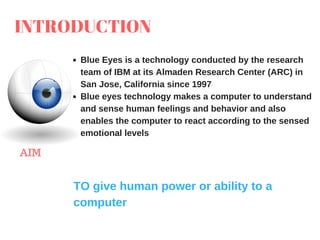 Blue eye technology | PDF