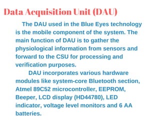 Blue eye technology | PDF
