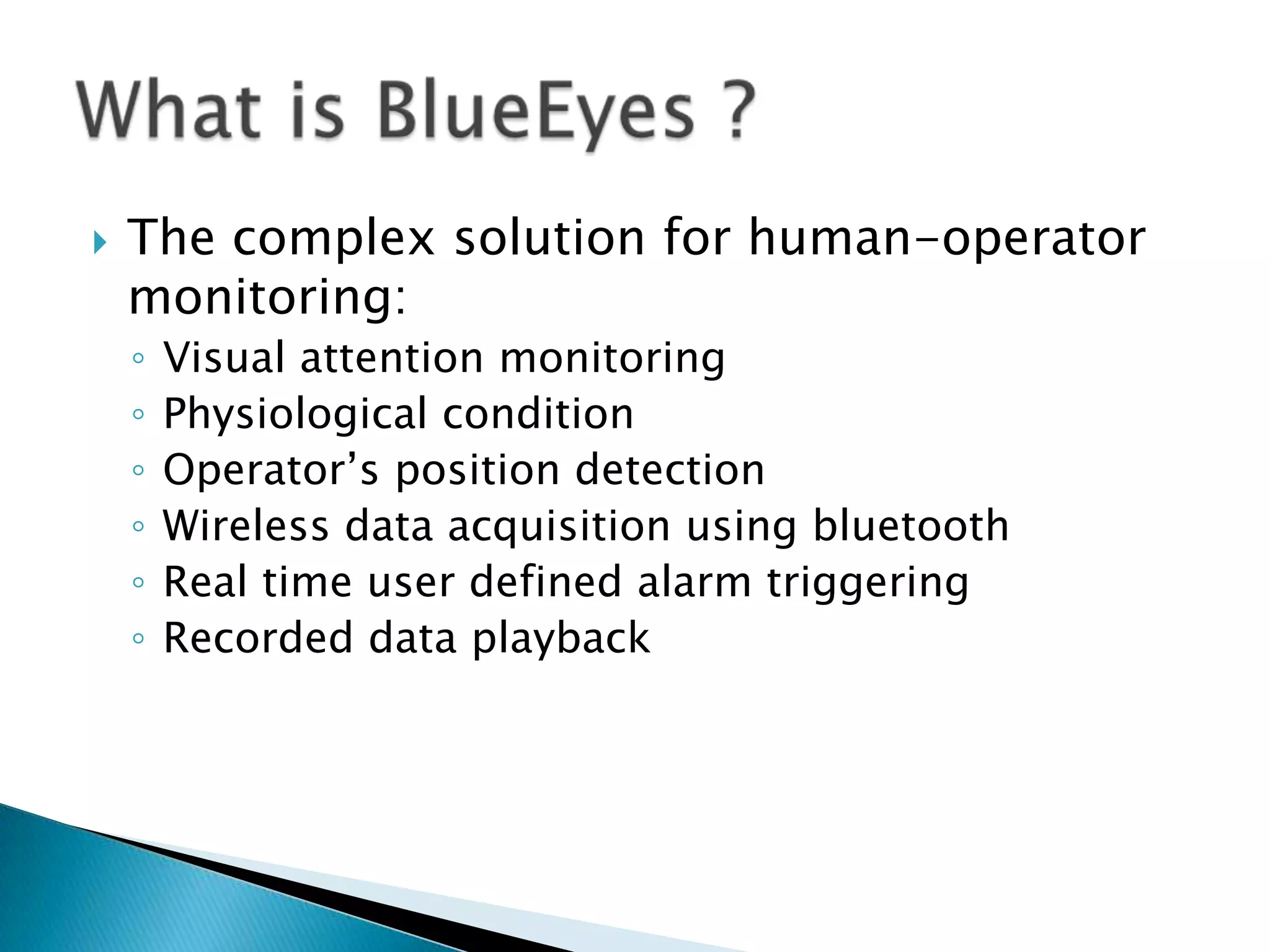 Blueeyetechnology ppt | PPT