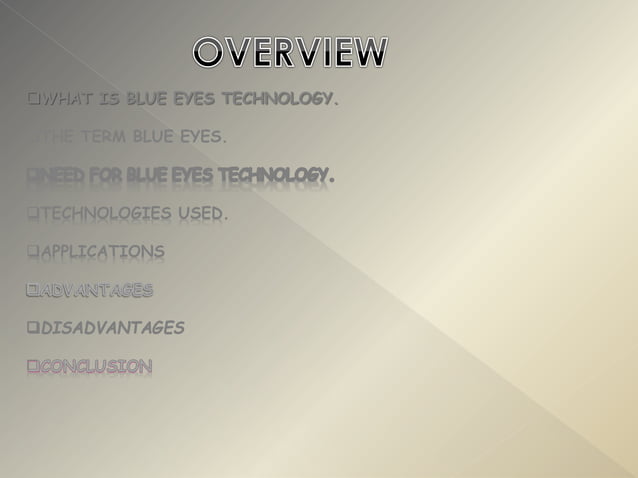 Blue eys technology | PPT
