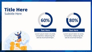 Finance Blue Presentation PowerPoint Template | PPTX