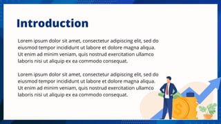 Finance Blue Presentation PowerPoint Template | PPTX