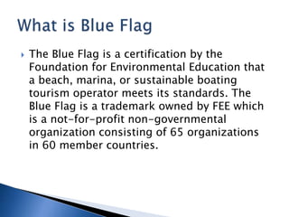 Blue flag beach puri | PPT