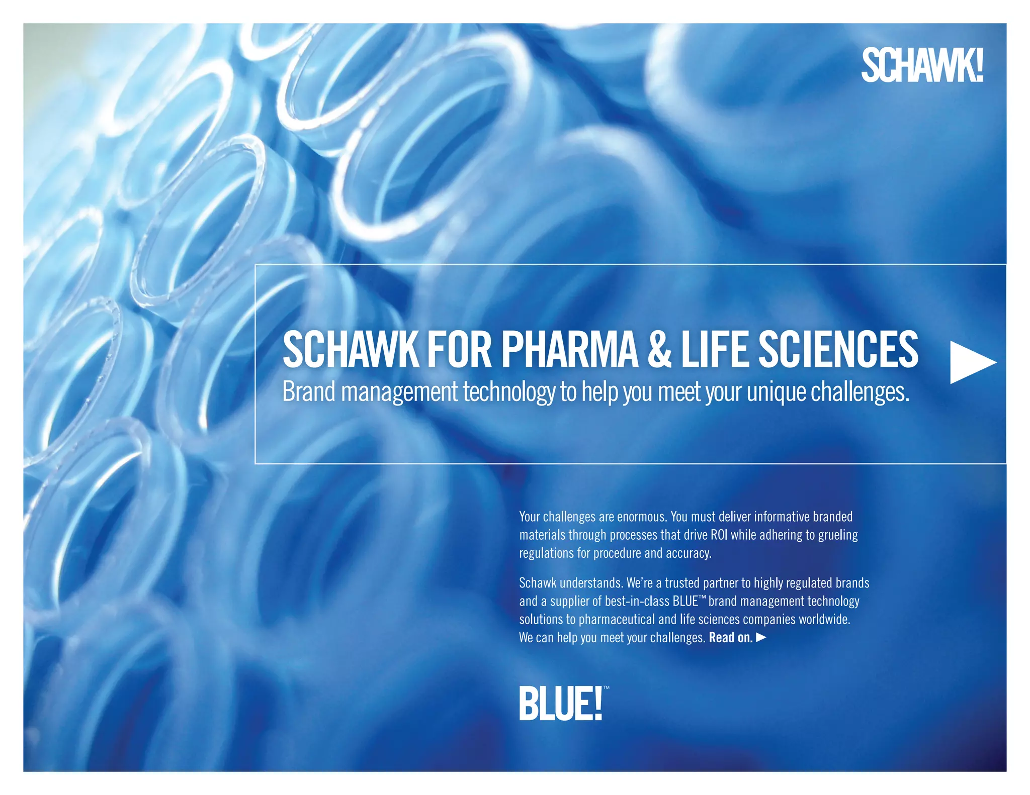 Schawk, BLUE for Pharma and Life Sciences | PDF