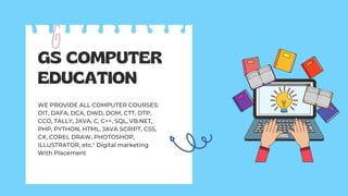 Graphic Designing Course in munirka | GSCE | PPT