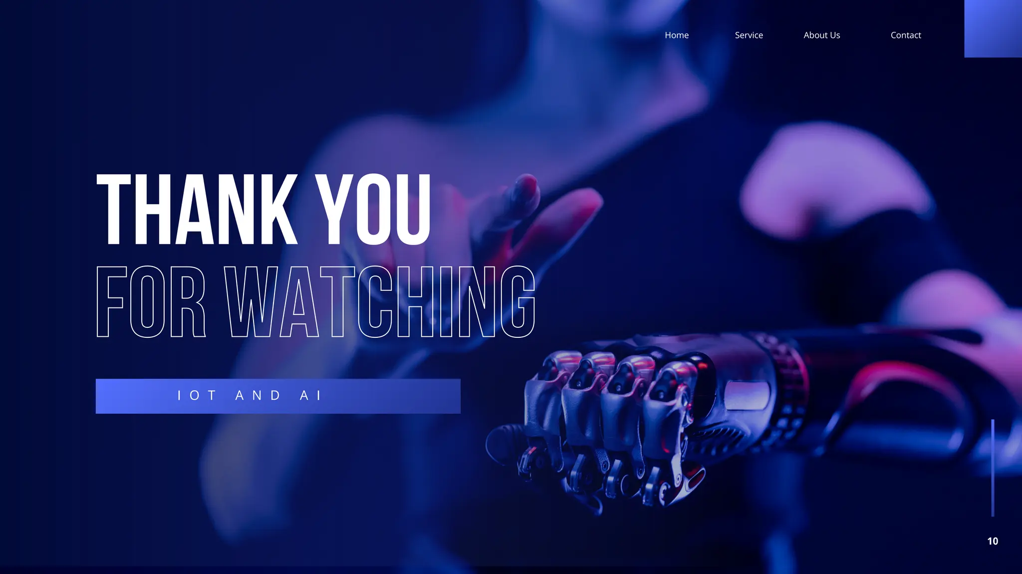 Futuristic Artificial Intelligence Presentation by SKN IoT Technology | PPT