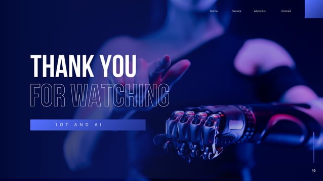 Futuristic Artificial Intelligence Presentation by SKN IoT Technology | PPT