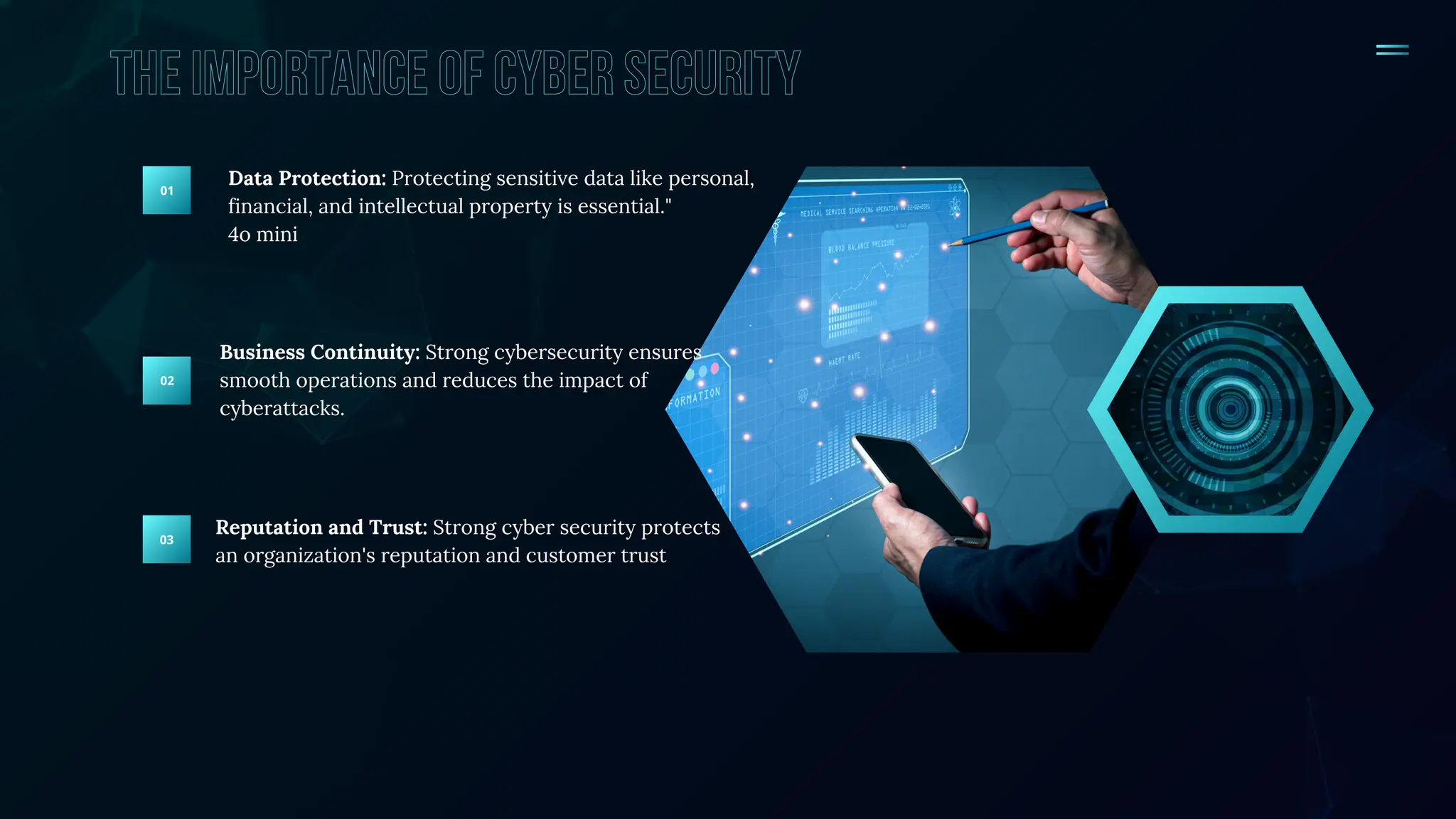 Blue Futuristic Cyber Security Presentation.pdf