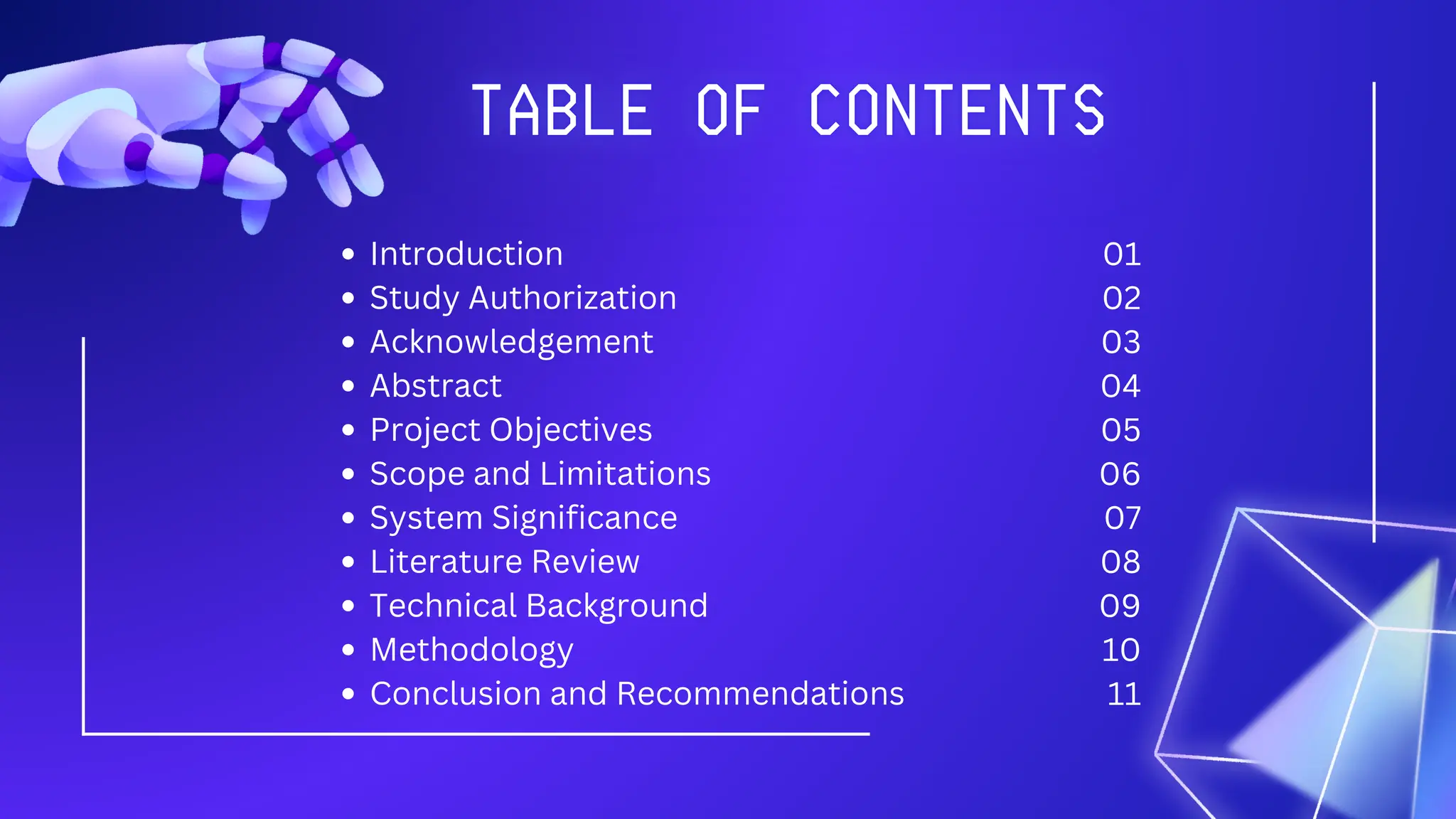 Blue Futuristic Illustrative Artificial Intelligence Project ...