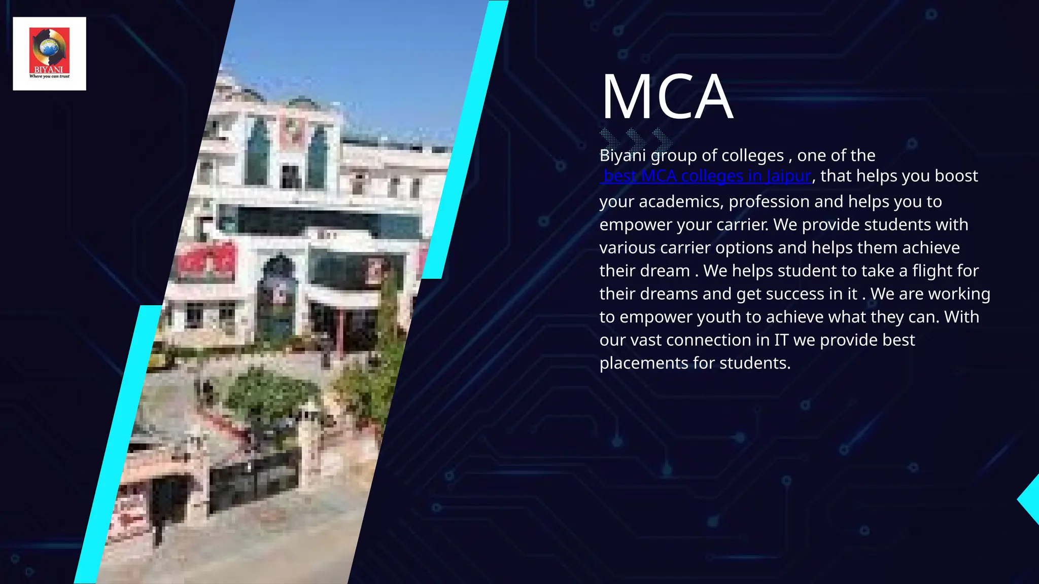 Advance your future with MCA(Master in computer Application) | PPT
