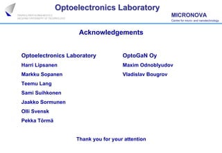 Blue GaN LEDs by MOVPE Technology | PDF | Chemistry | Science